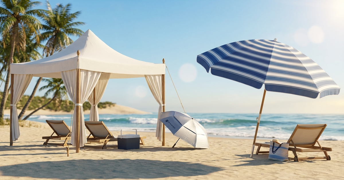 Beach Canopy vs Umbrella: The Complete Shade Comparison Guide | UV-Blocker